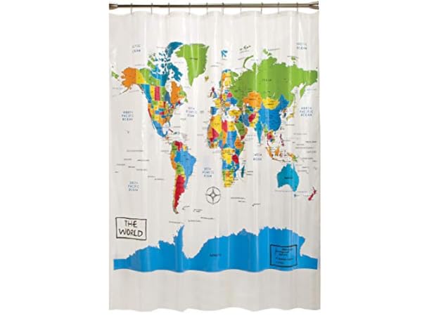 Top 10 Best Maps Shower Curtains in 2025 - FindThisBest (UK)