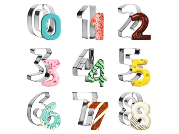 Top 10 Best Numbers Cookie Cutters in 2025 - FindThisBest (UK)